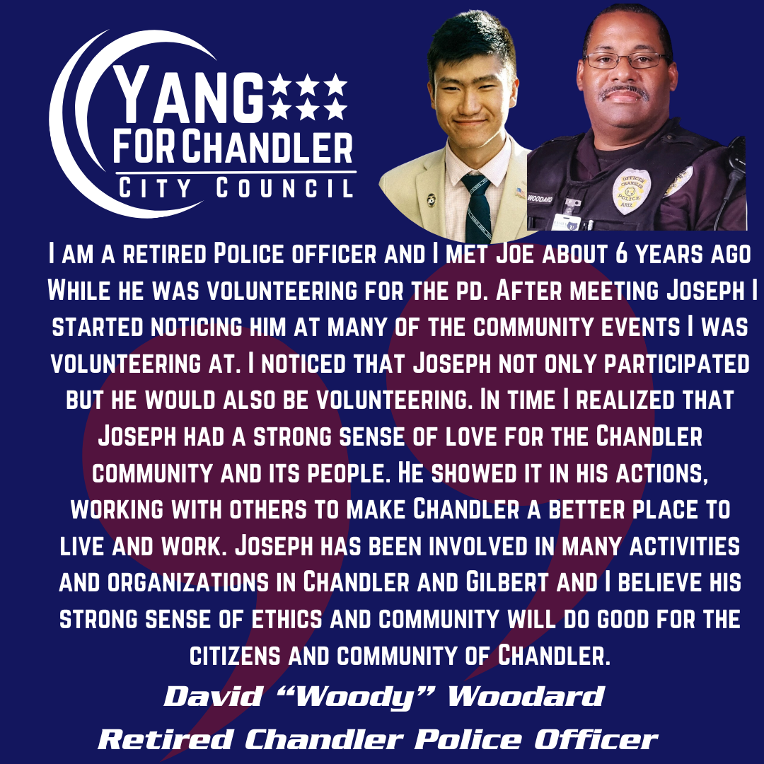 Endorsements - Joseph Yang